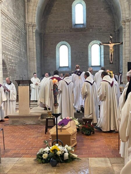Obsèques et inhumation de Dom Godefroy Raguenet de Saint-Albin, Abbé d ...